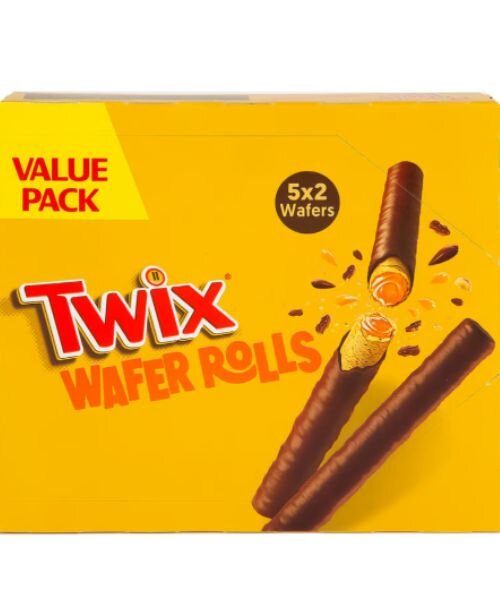 Twix Caramel Wafer Rolls 22.5G*5 | Metro Markets
